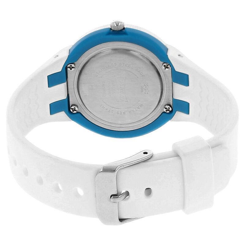 SF Quartz Analog Blue Dial Plastic Strap Watch for Women