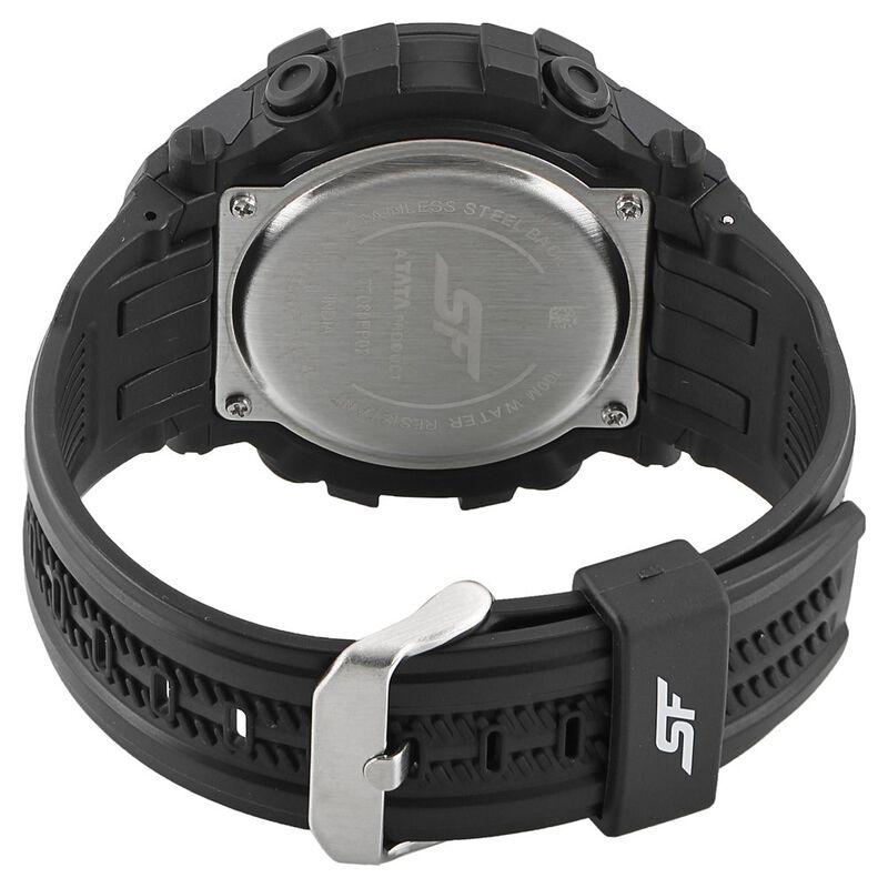 SF Digital Dial Plastic Strap Watch for Men