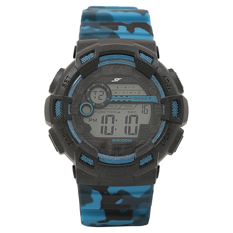 Buy Online SF Digital Dial Plastic Strap Watch for Men - np77053pp01 ...
