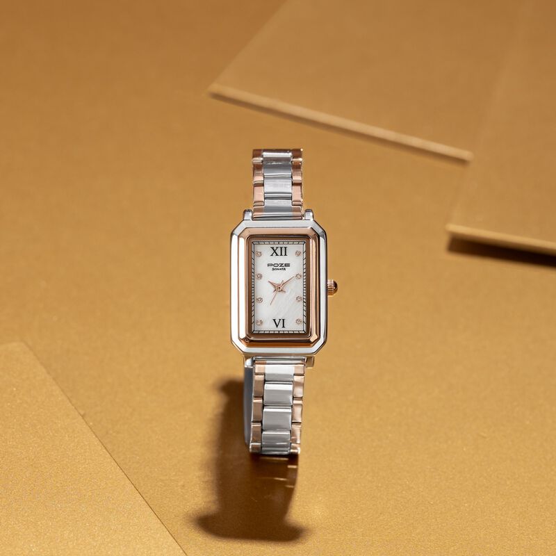 Buy Online Sonata Poze Quartz Analog White Mother of Pearl Dial Two ...