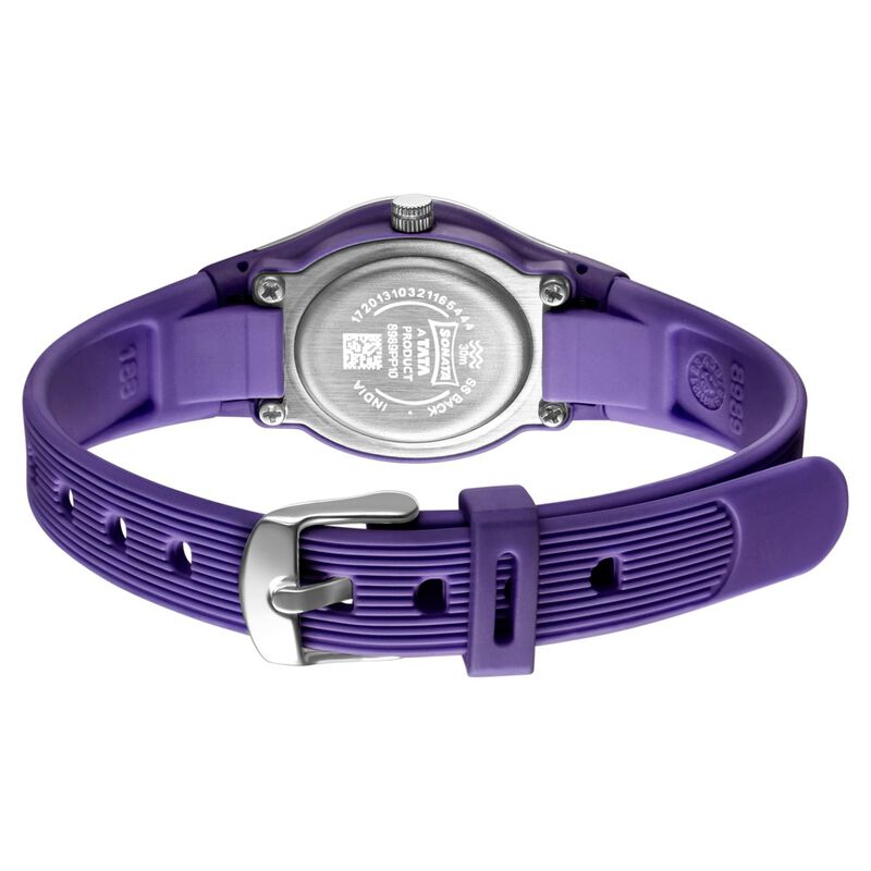 Sonata Play Purple Dial Women Watch With Plastic Strap