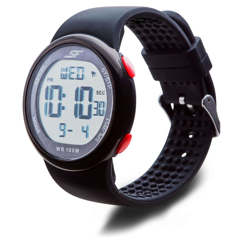 SF Digital Dial Silicone Strap Watch for Men