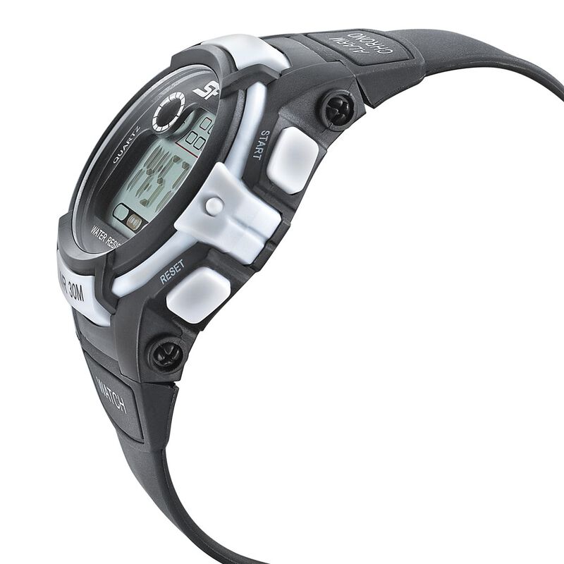 SF Digital Dial Black PU Strap Watch for Men