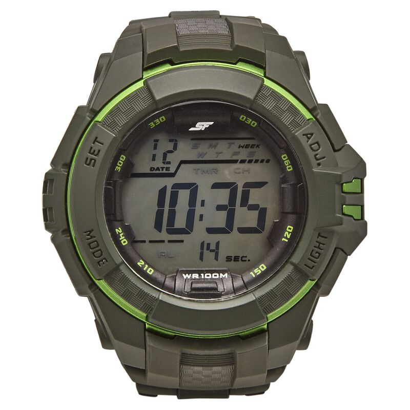 Buy Online SF Digital Dial Plastic Strap Watch for Men - nm77055pp03 ...