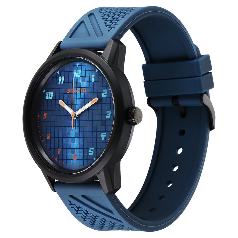 Sonata Volt Quartz Analog Multicoloured Dial Polyurethane Strap Watch ...