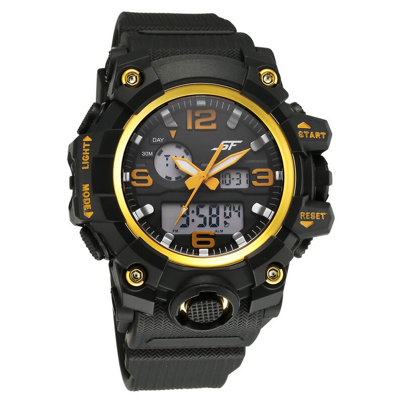 Buy Online SF Sparq Quartz Digital Analog Digital Black Round Dial ...