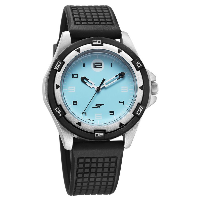 Buy Online SF Sporty Blue Dial Polyurethane Strap Watch for Men ...