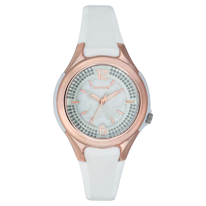 Buy Online SF By Sonata Mother of Pearl Dial Women Watch With Plastic ...
