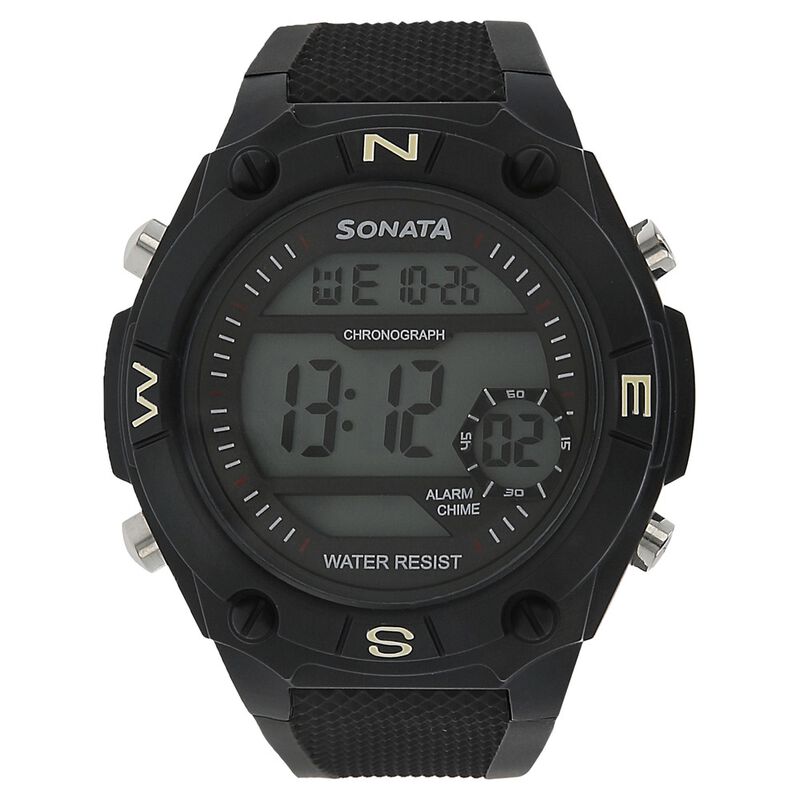 Buy Online SF Digital Dial Plastic Strap Watch for Men - nu77033pp04 ...