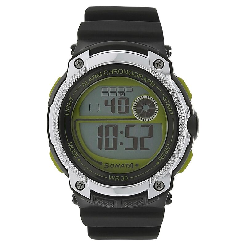 Buy Online SF Digital Dial Black Plastic Strap Watch for Men ...