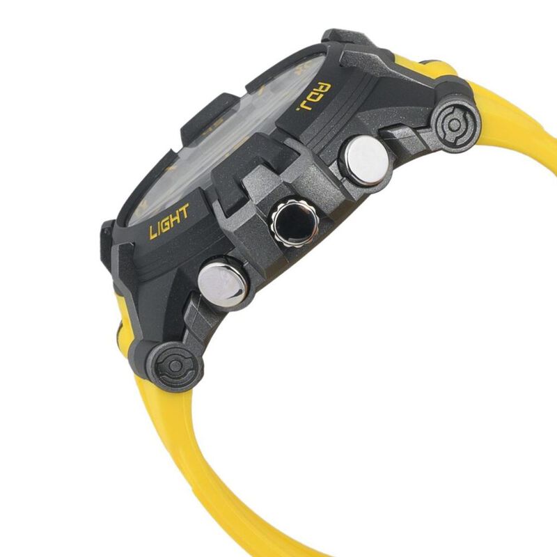 SF Nitro Quartz Analog Digital Dial PU Strap Watch for Men