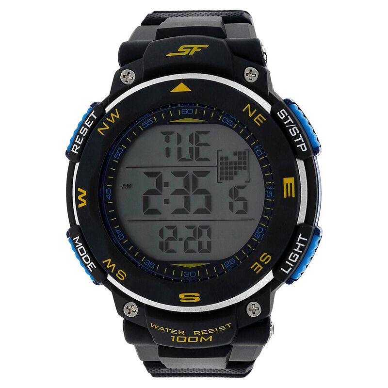 Buy Online SF Digital Dial Plastic Strap Watch for Men - nm77011pp03 ...