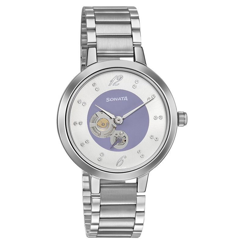 Buy Online Sonata Unveil Quartz Multifunction Stainless Steel Strap ...