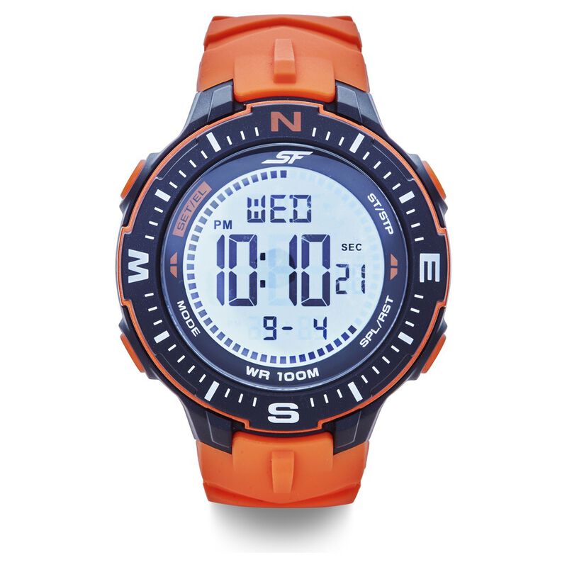 Buy Online SF Digital Dial Silicone Strap Watch for Men - 77095pp02 ...