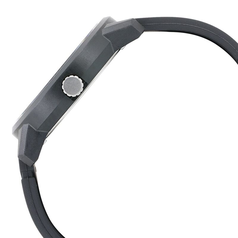 Sonata Quartz Analog Black Dial Plastic Strap Watch for Men
