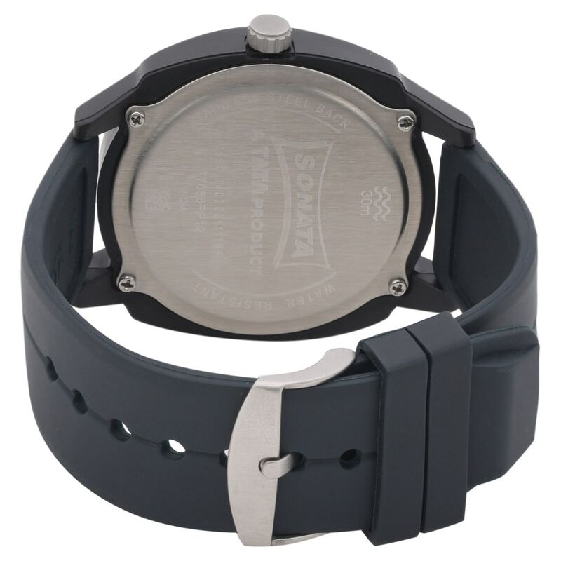 Camo Multicoloured Dial Plastic Strap Watch for Men