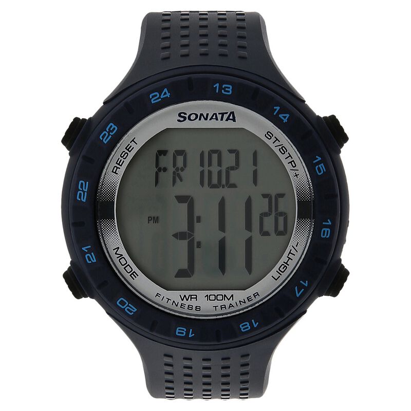 SF Digital Dial Plastic Strap Watch for Men