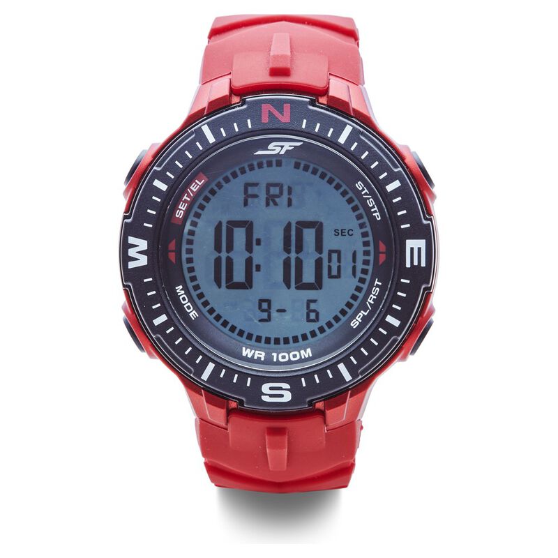 Buy Online SF Digital Dial Silicone Strap Watch for Men - 77095pp03 ...