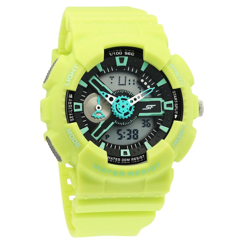 Buy Online SF Dreamer Series Quartz Digital Analog Digital Black Round ...