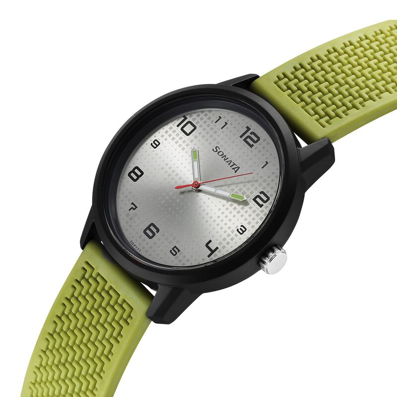 Sonata Volt Quartz Analog Multicoloured Dial Polyurethane Strap Watch ...
