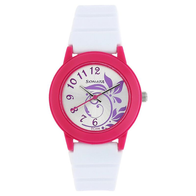 Buy Online SF Quartz Analog White Dial Plastic Strap Watch for Women ...
