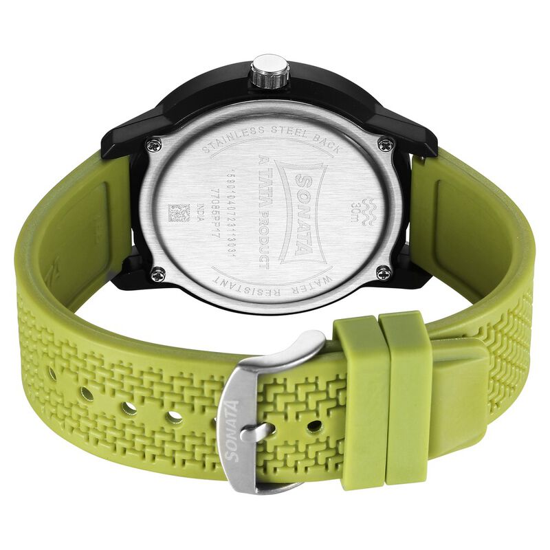 Sonata Volt Quartz Analog Multicoloured Dial Polyurethane Strap Watch ...