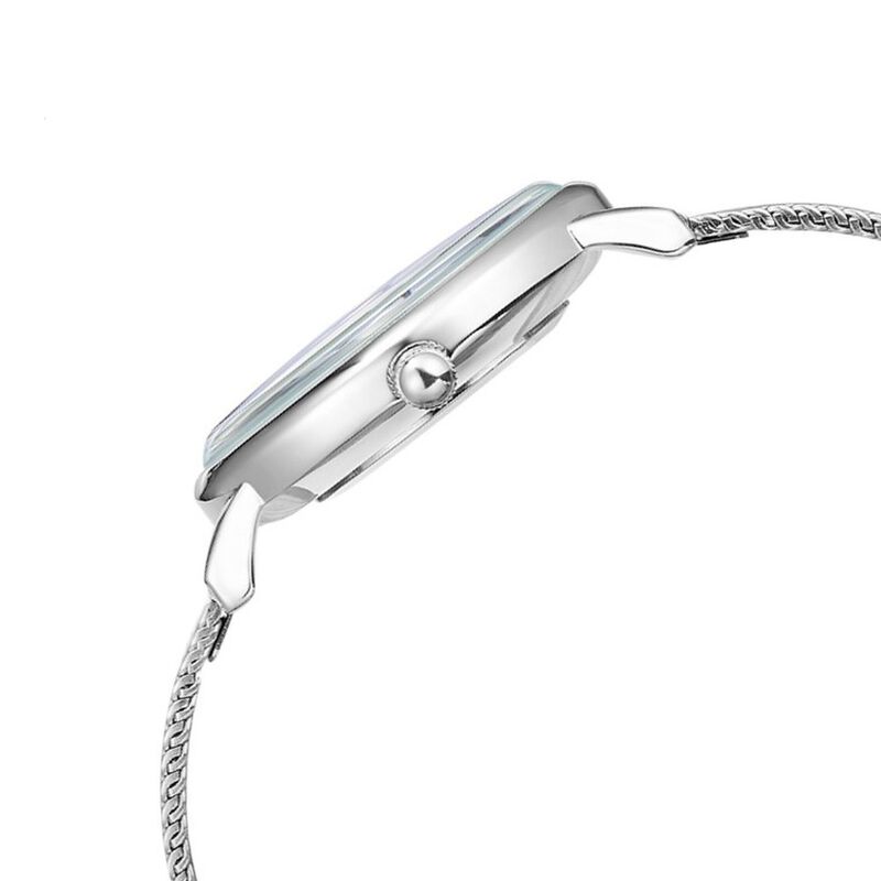 Poze by Sonata Quartz Analog Silver Dial Stainless Steel Strap Watch ...