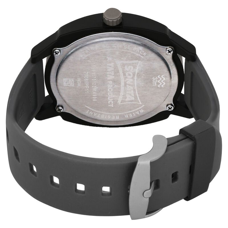 Camo Multicoloured Dial Plastic Strap Watch for Men