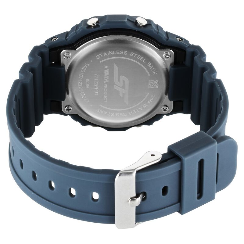 SF Hexa Digital Dial Unisex Watch With Polyurethane Strap