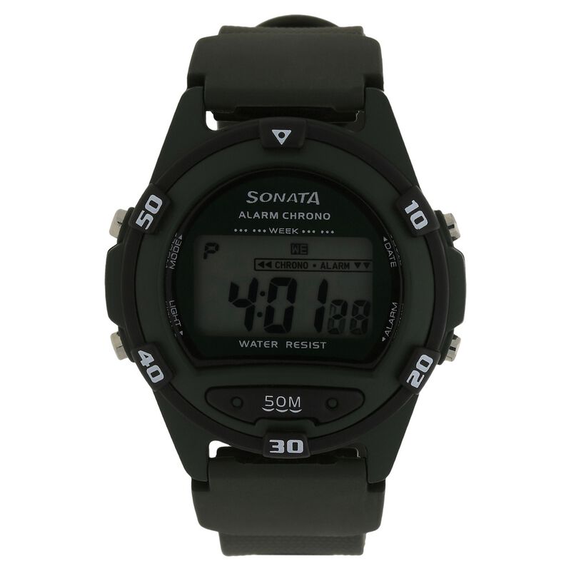 Buy Online SF Digital Dial Black Plastic Strap Watch for Men ...