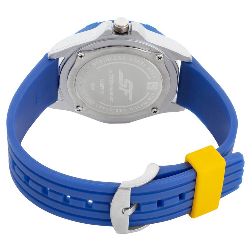 Sonata CSK Quartz Analog Blue Dial TPU Strap Unisex Watch