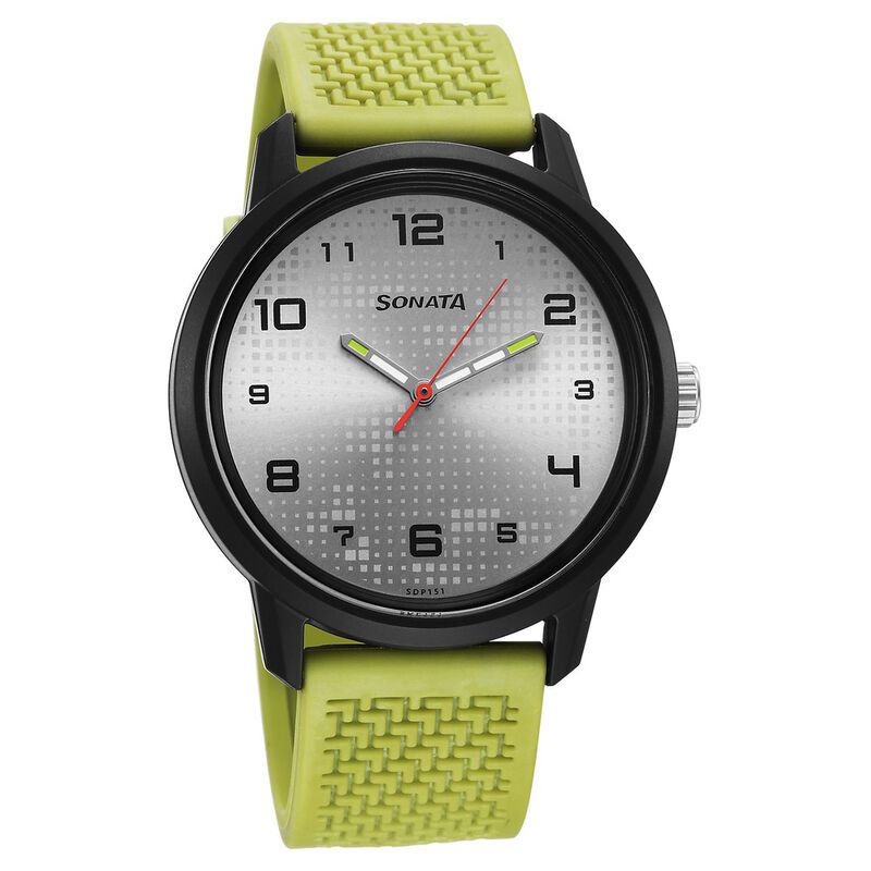 Buy Online Sonata Volt Quartz Analog Multicoloured Dial Polyurethane ...