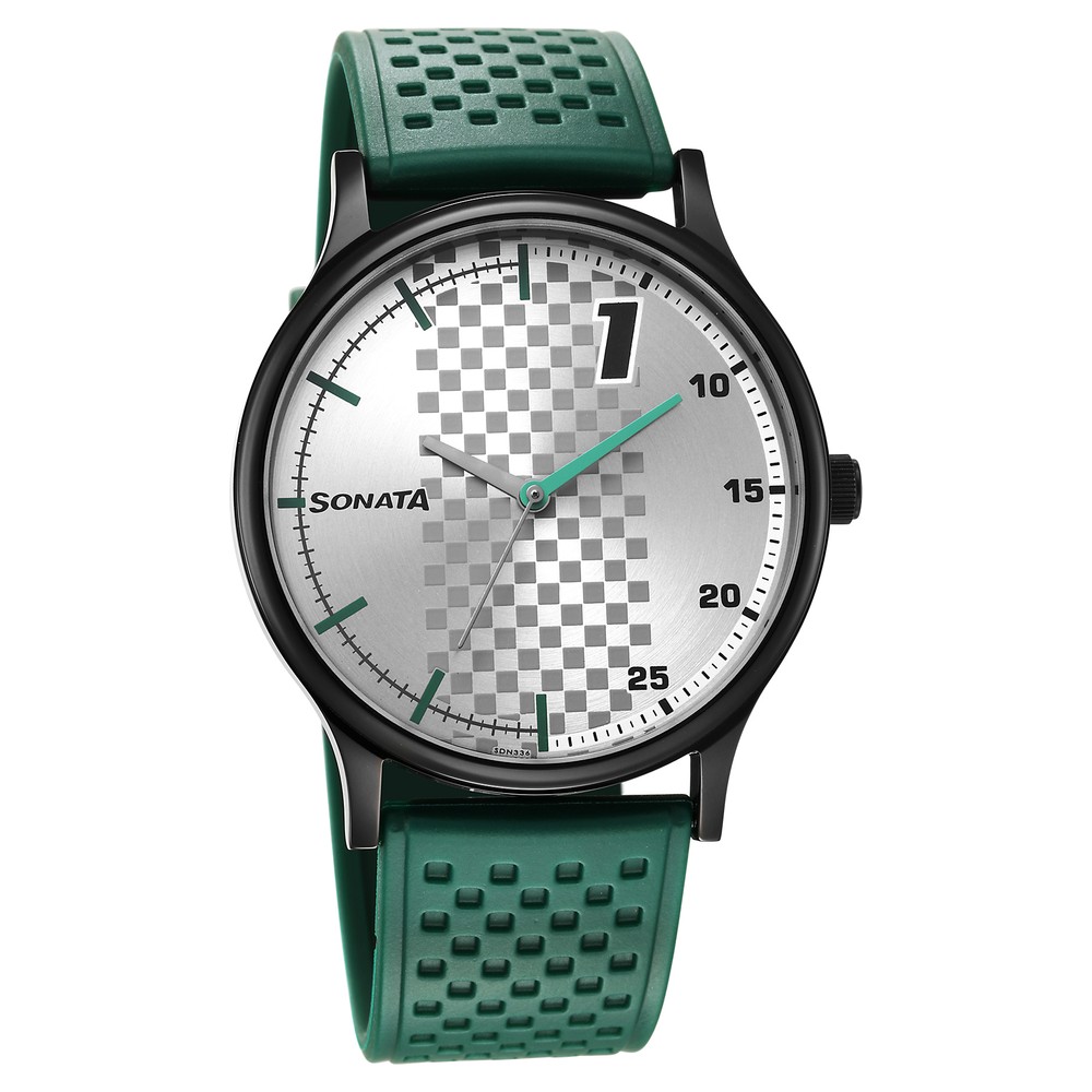 Buy Online Sonata RPM Grey Dial Plastic Strap Watch for Men - 77105np02 ...