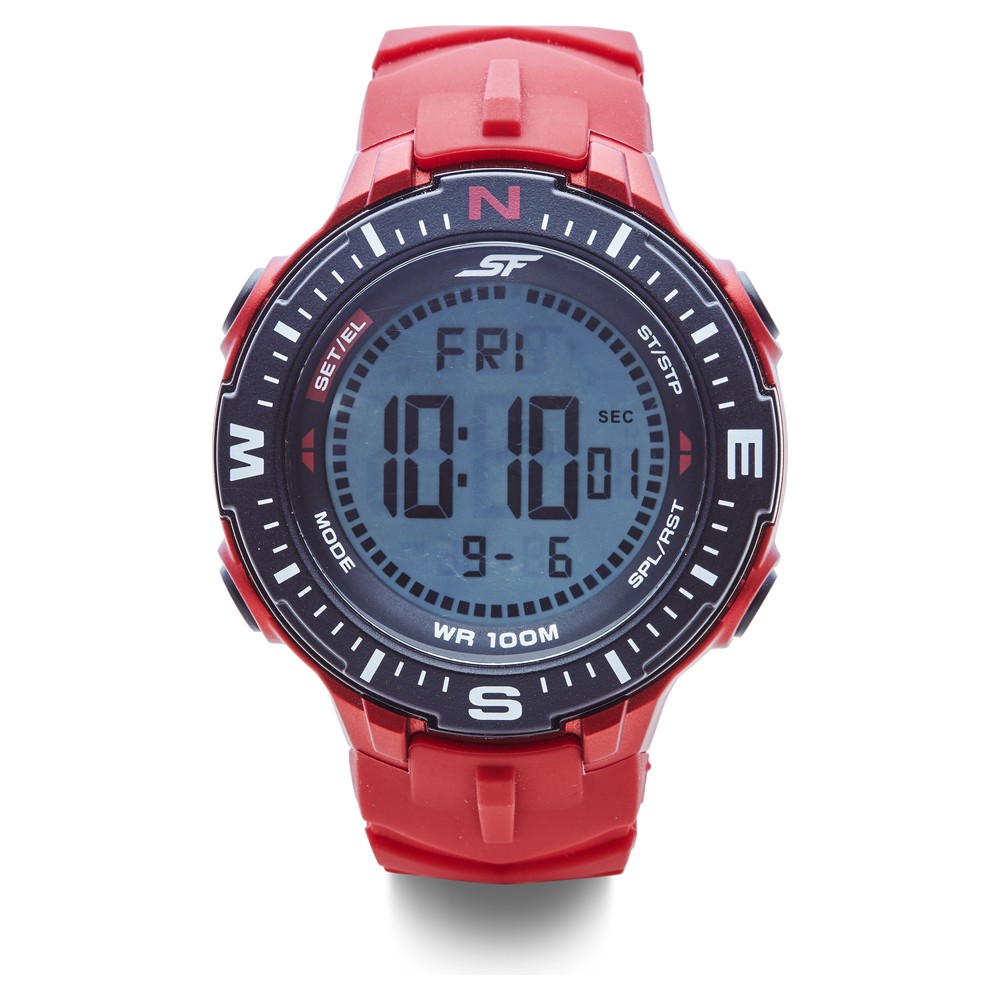 Buy Online SF Digital Dial Silicone Strap Watch for Men - 77095pp03 ...