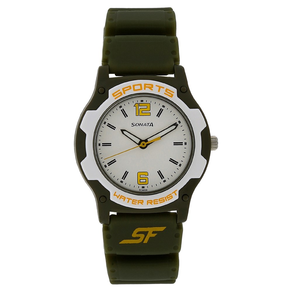 Buy Online SF Quartz Analog White Dial Plastic Strap Watch for Men ...