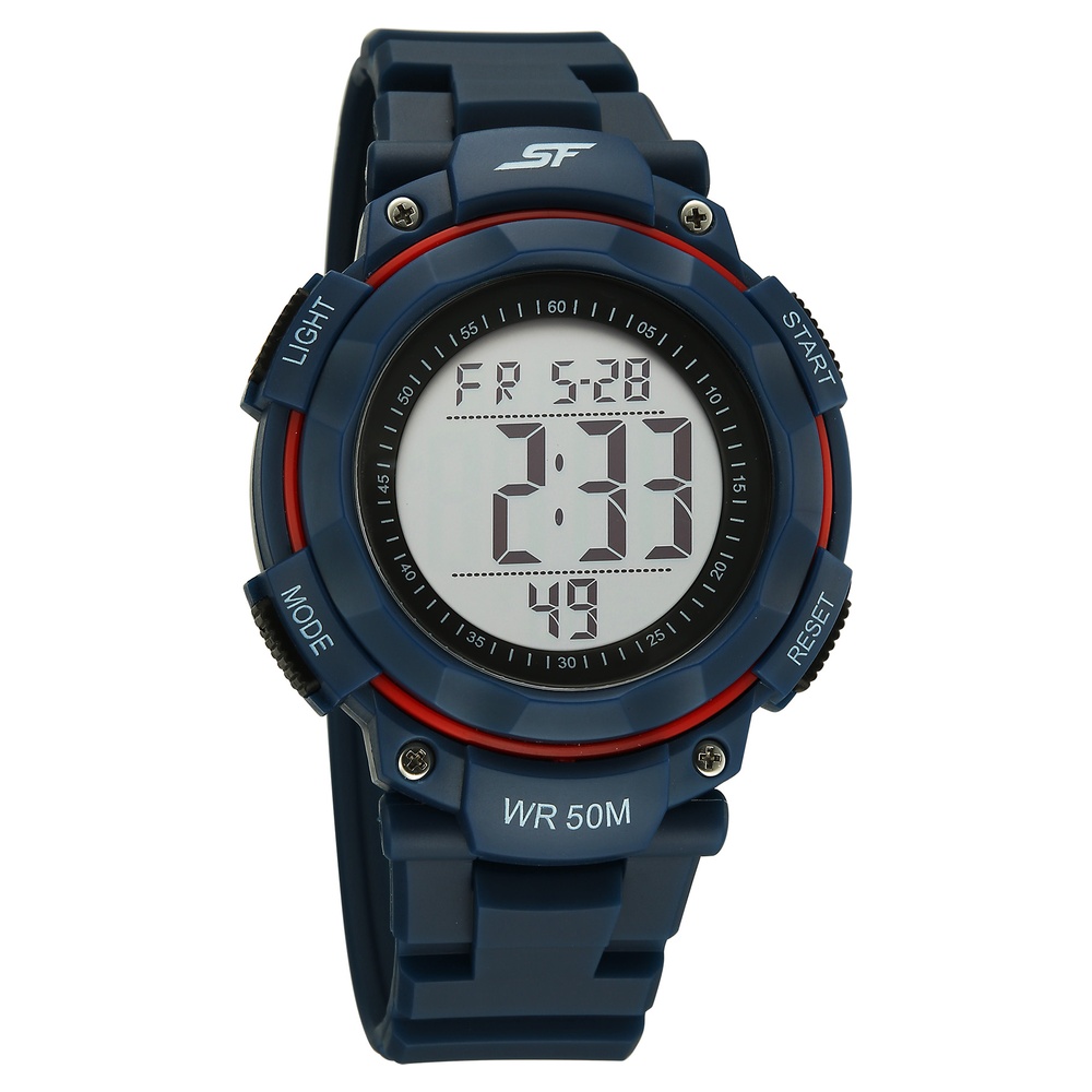 Buy Online SF Digitals Digital Dial Blue Strap Watch For Men ...