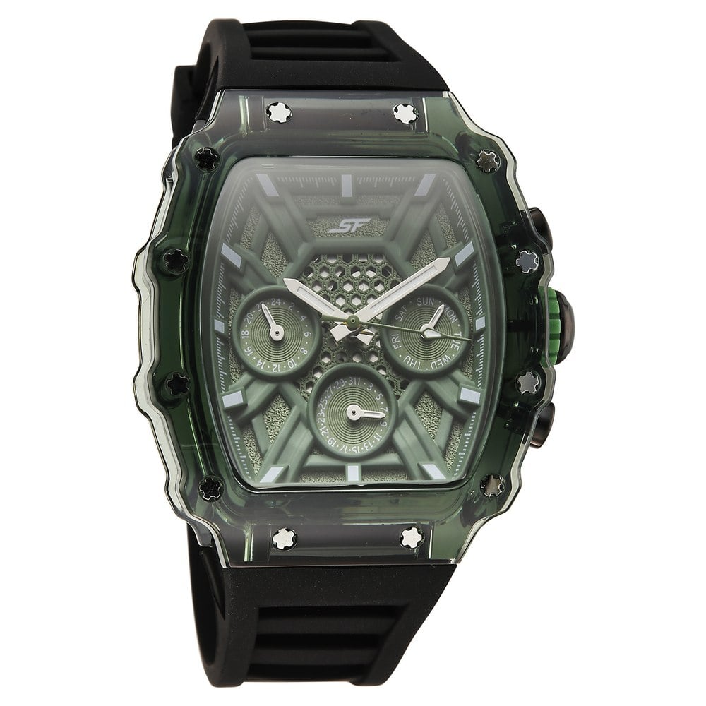 Buy Online SF Maiden Voyage Sport Watch Green Dial And Black Strap ...