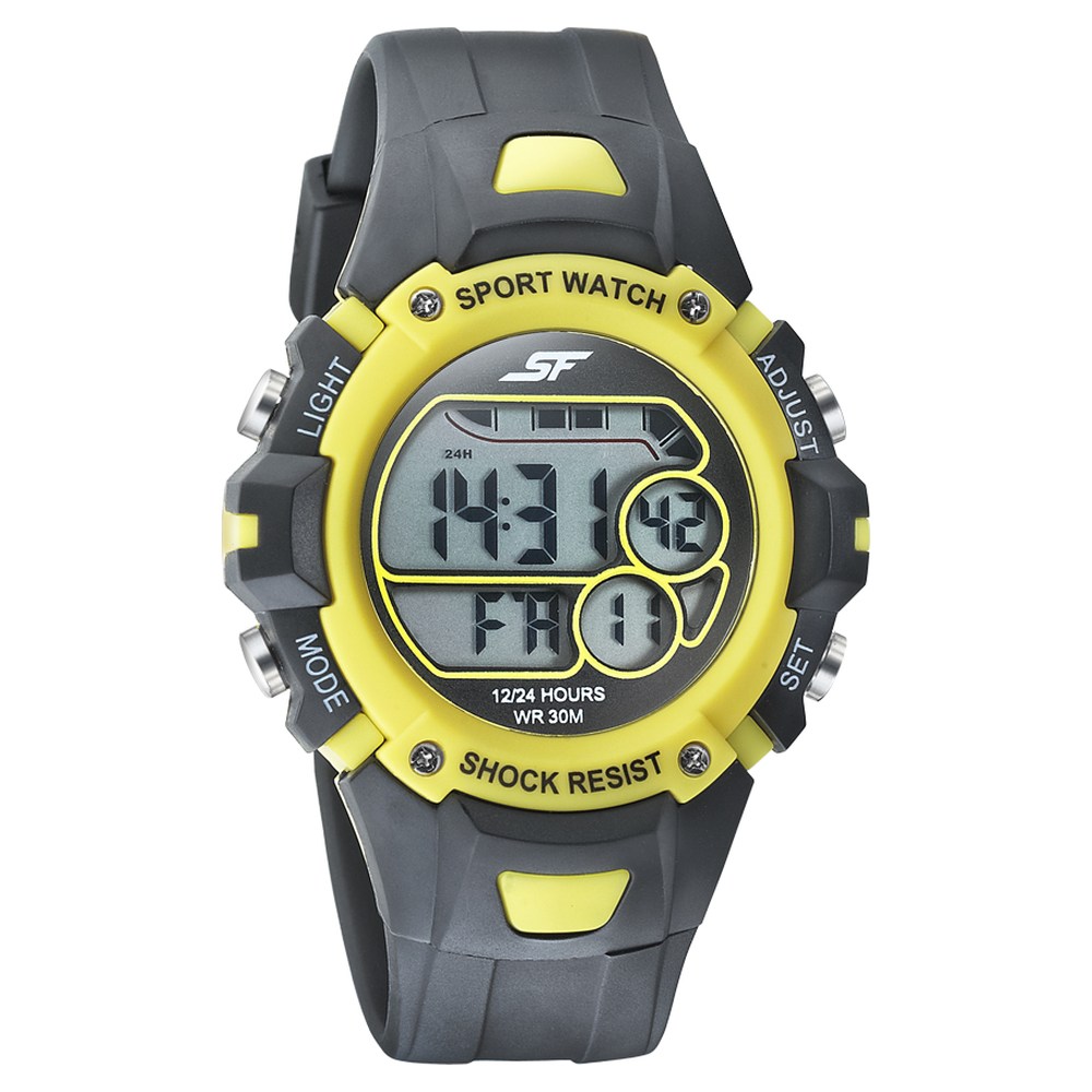 Buy Online SF Digital Dial Black PU Strap Watch for Men - 77111pp03_p ...