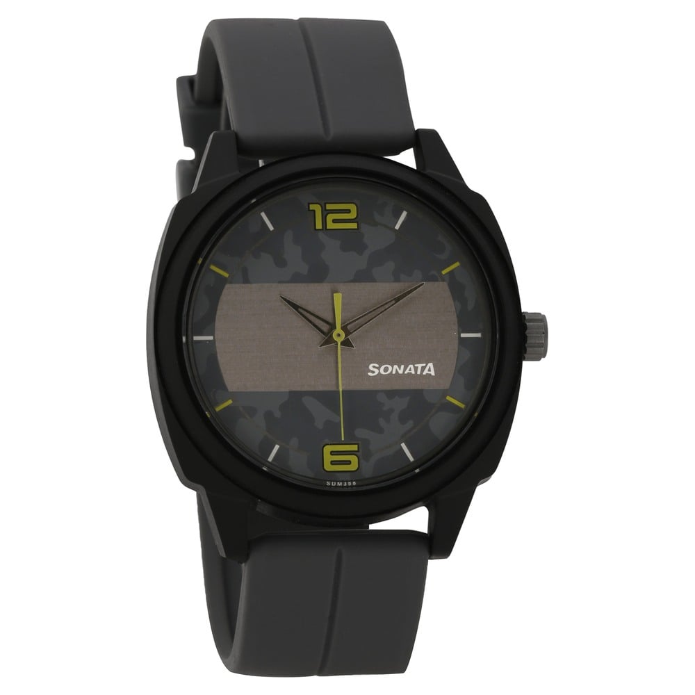 Buy Online Camo Multicoloured Dial Plastic Strap Watch for Men ...